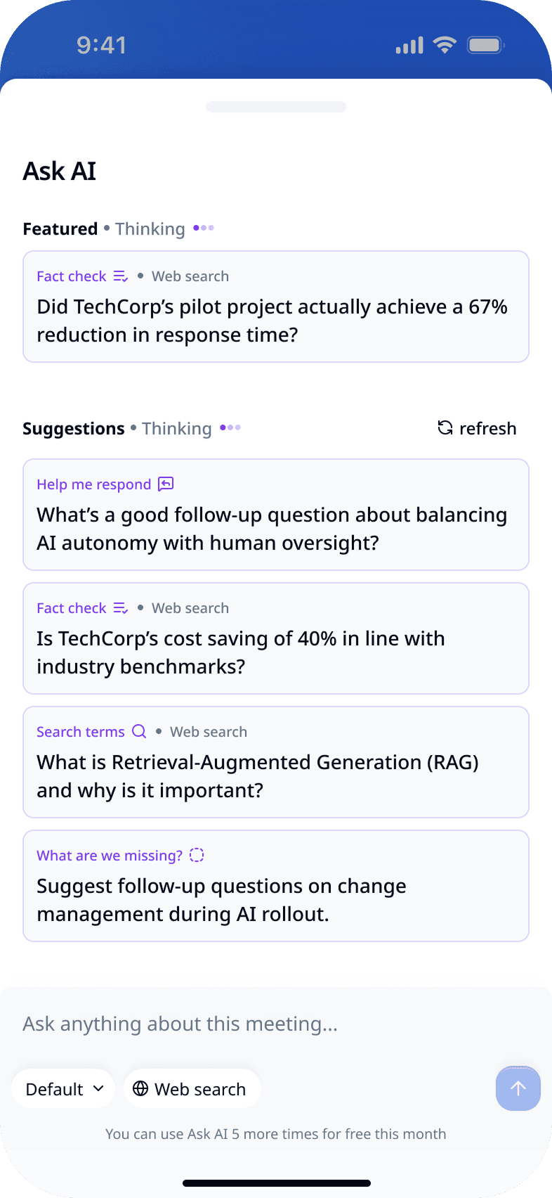 Meeting.ai - AI Note-Taker for Visual Thinkers | AI Meeting Assistant